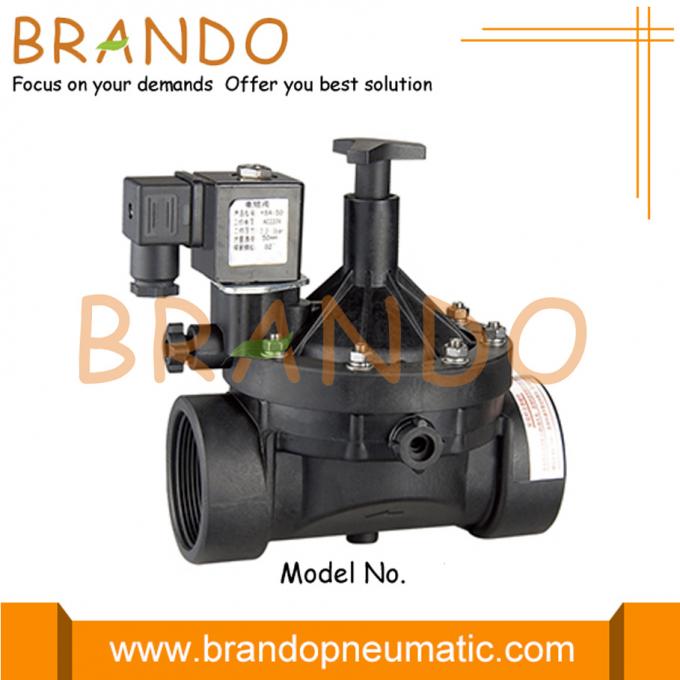 1.5 بوصة 2 الطريق NC الكهربائية البلاستيكية صمام الملف اللولبي للمياه ...